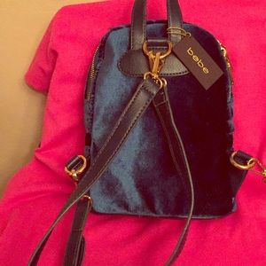 bebe | Bags | Hp Bebe Velvet Mini Backpack | Poshmark